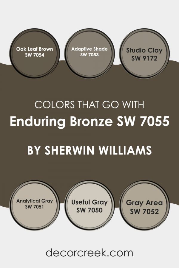 Enduring Bronze SW 7055 Paint Color by Sherwin Williams - DecorCreek