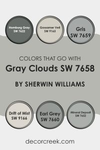 Gray Clouds SW 7658 Paint Color by Sherwin Williams - DecorCreek