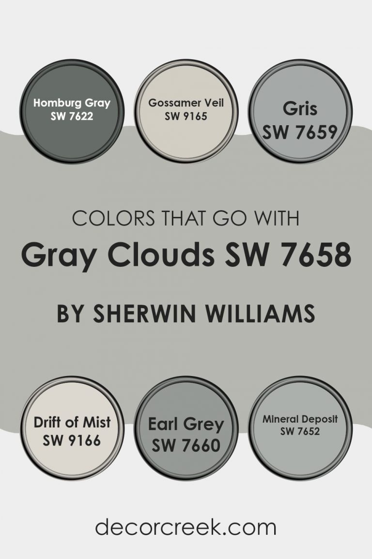 Gray Clouds SW 7658 Paint Color by Sherwin Williams - DecorCreek