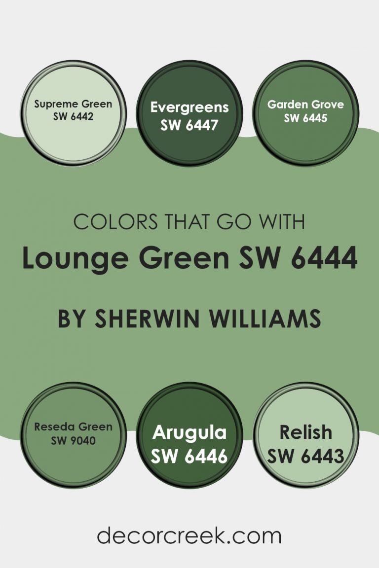 Lounge Green SW 6444 Paint Color by Sherwin Williams - DecorCreek