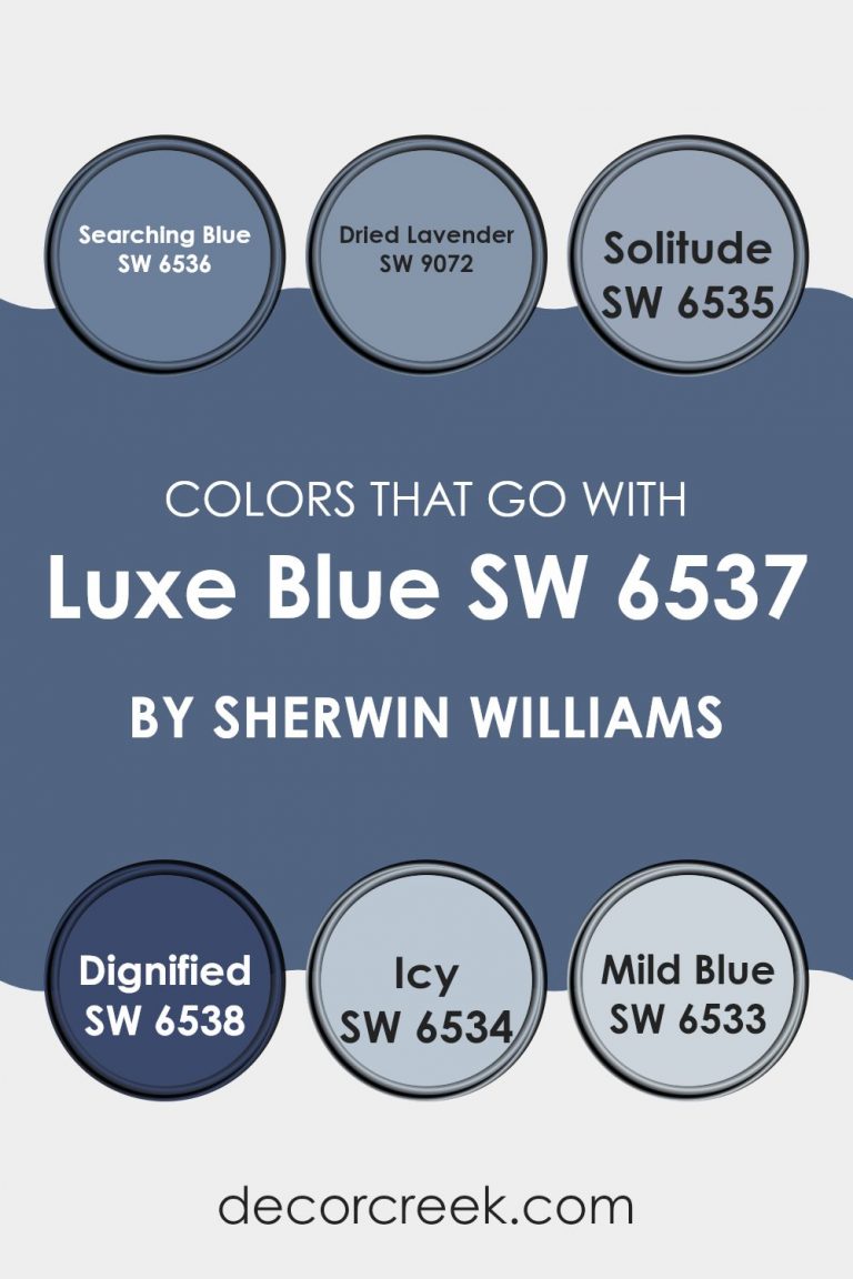 Luxe Blue SW 6537 Paint Color by Sherwin Williams - DecorCreek