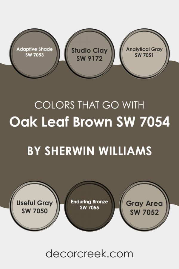 Oak Leaf Brown SW 7054 Paint Color by Sherwin Williams - DecorCreek