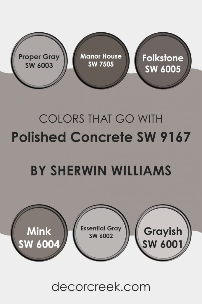 Polished Concrete SW 9167 Paint Color by Sherwin Williams - DecorCreek