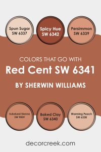 Red Cent SW 6341 Paint Color by Sherwin Williams - DecorCreek