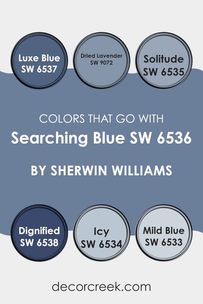 Searching Blue SW 6536 Paint Color by Sherwin Williams - DecorCreek
