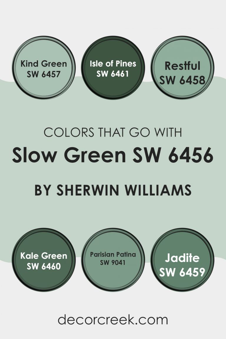 Slow Green SW 6456 Paint Color by Sherwin Williams - DecorCreek