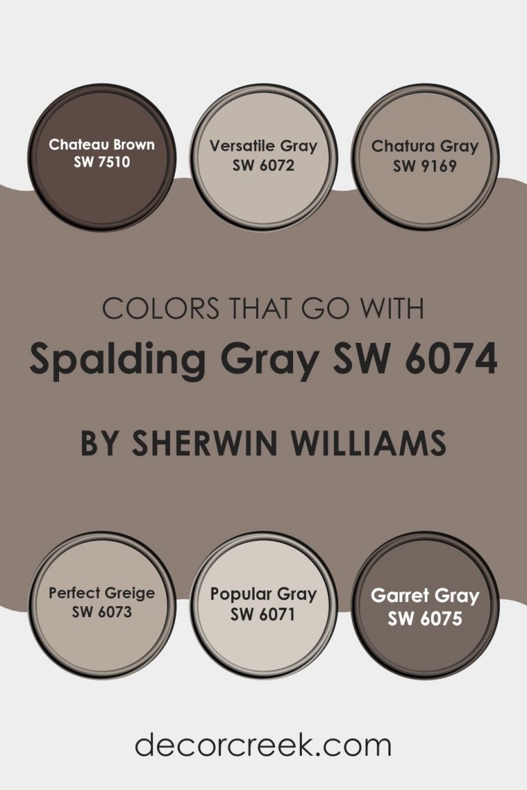 Spalding Gray SW 6074 Paint Color by Sherwin Williams - DecorCreek
