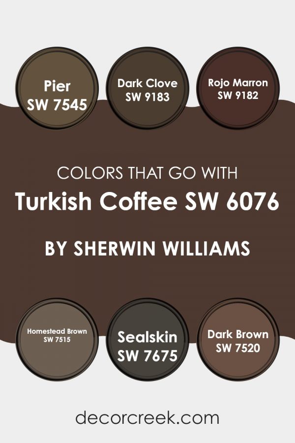 Turkish Coffee SW 6076 Paint Color by Sherwin Williams - DecorCreek