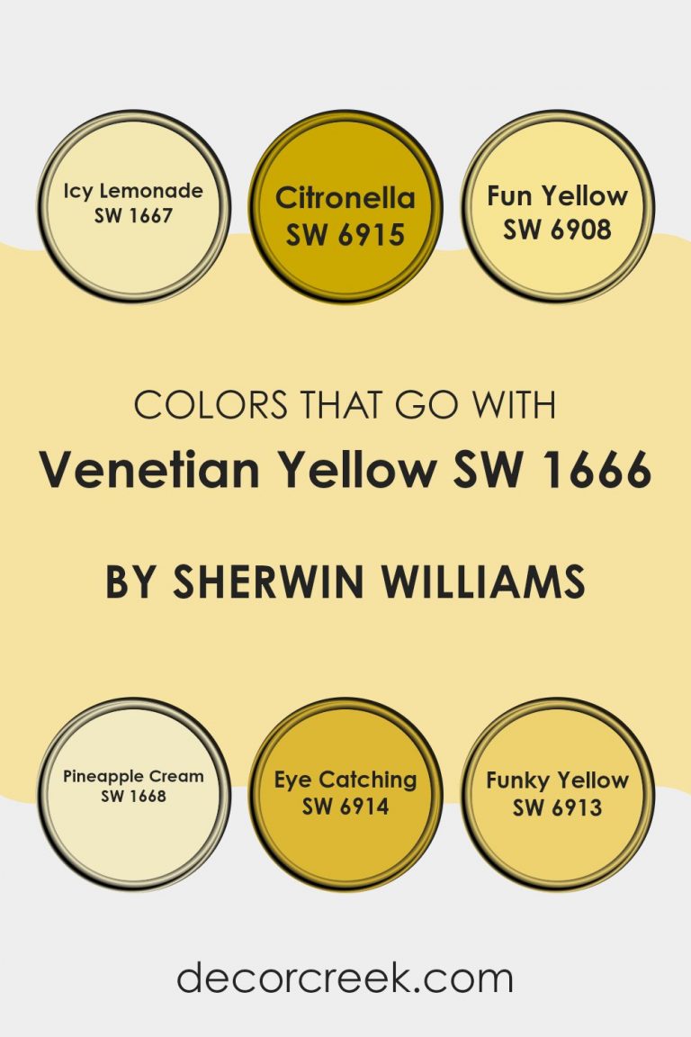 Venetian Yellow SW 1666 Paint Color by Sherwin Williams - DecorCreek