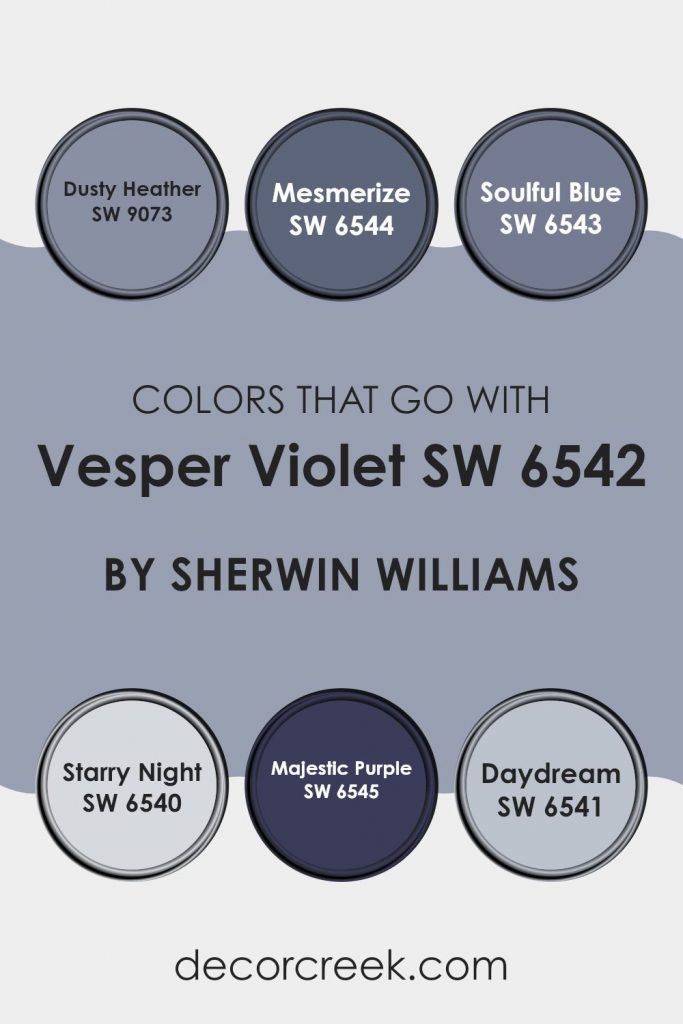 Vesper Violet SW 6542 Paint Color by Sherwin Williams - DecorCreek