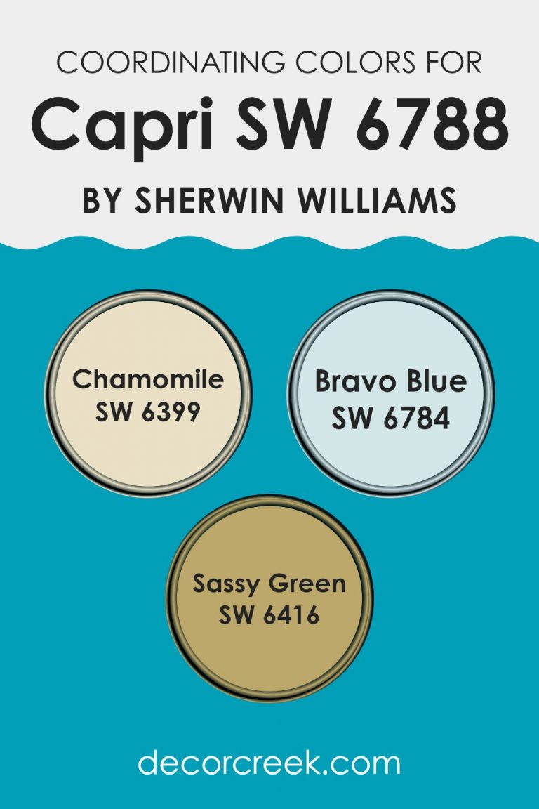 Capri SW 6788 Paint Color by Sherwin Williams - DecorCreek