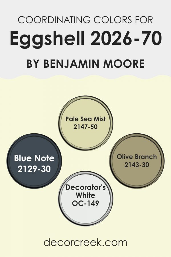 Eggshell 2026-70 Paint Color by Benjamin Moore - DecorCreek