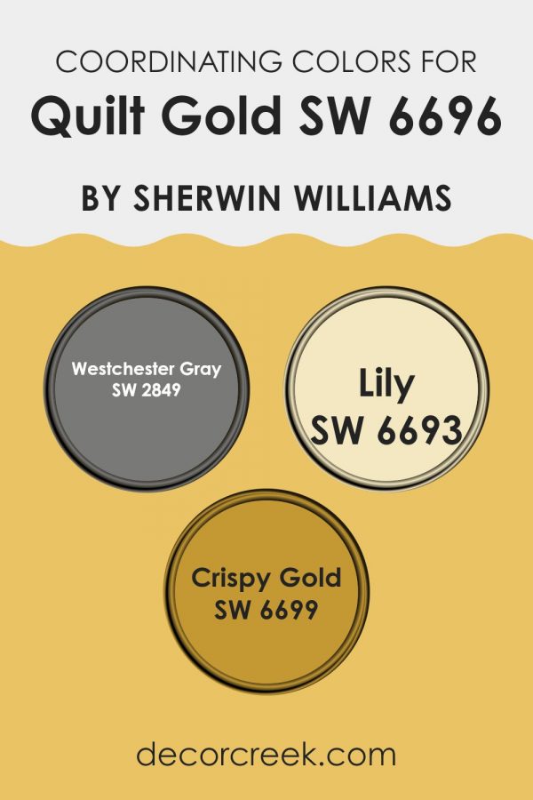 Quilt Gold SW 6696 Paint Color by Sherwin Williams - DecorCreek