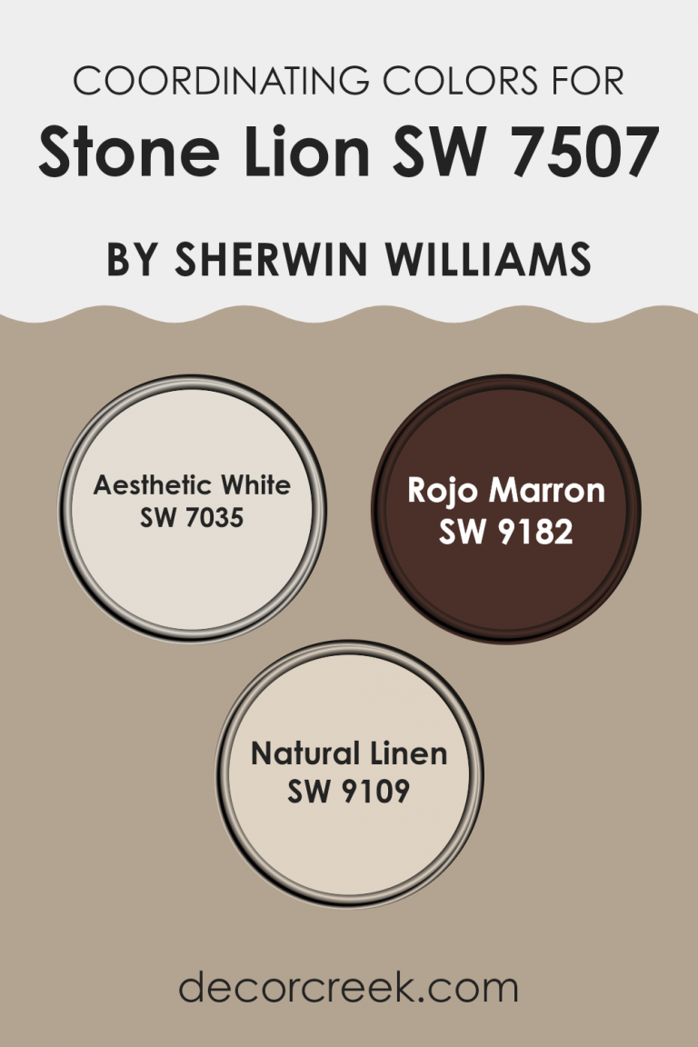 Stone Lion SW 7507 Paint Color by Sherwin Williams - DecorCreek