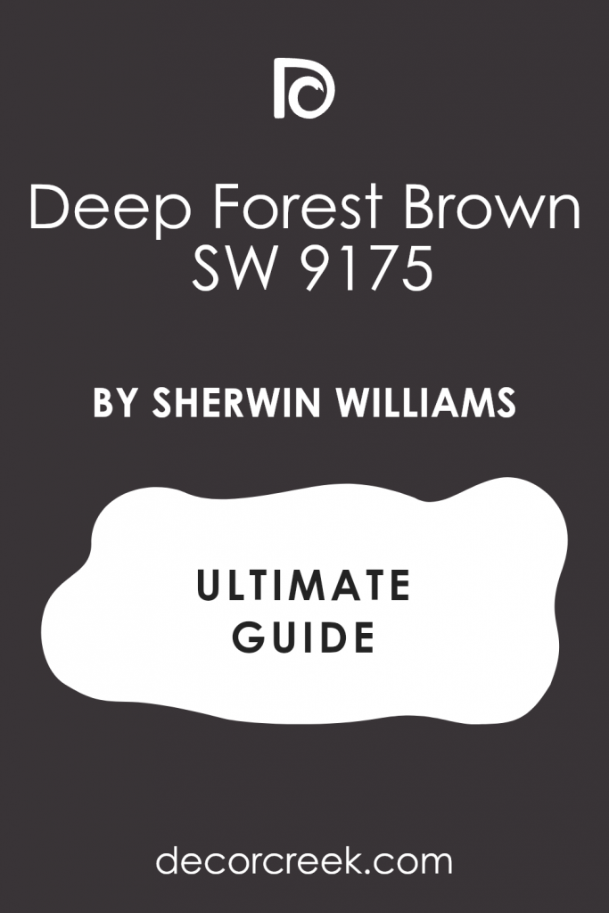 Deep Forest Brown SW 9175 Paint Color by Sherwin Williams - DecorCreek