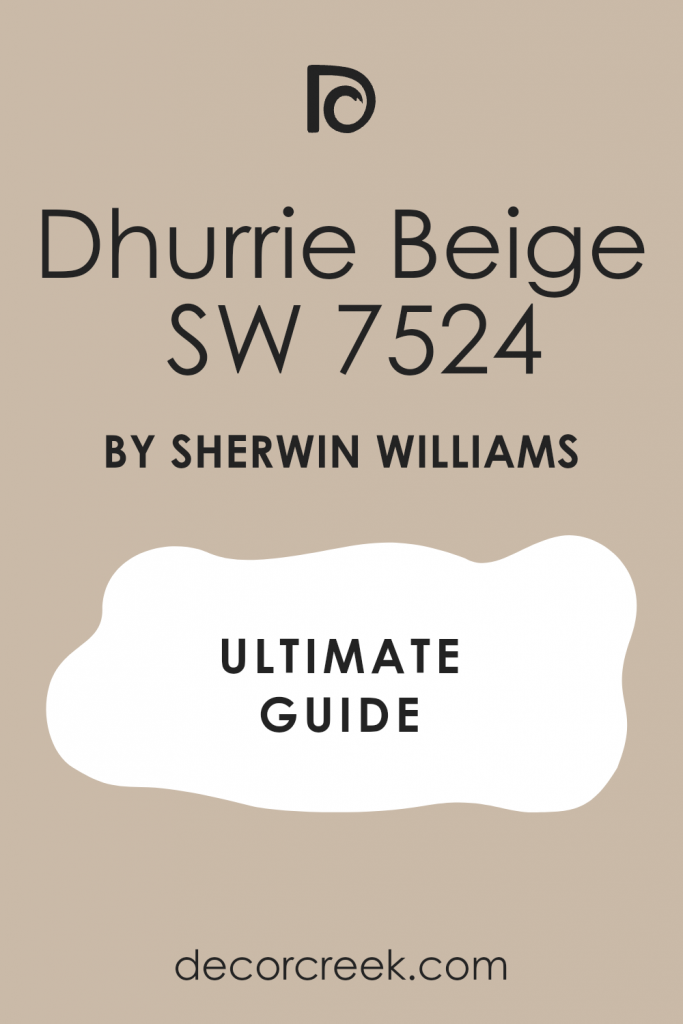 Dhurrie Beige SW 7524 Paint Color by Sherwin Williams - DecorCreek