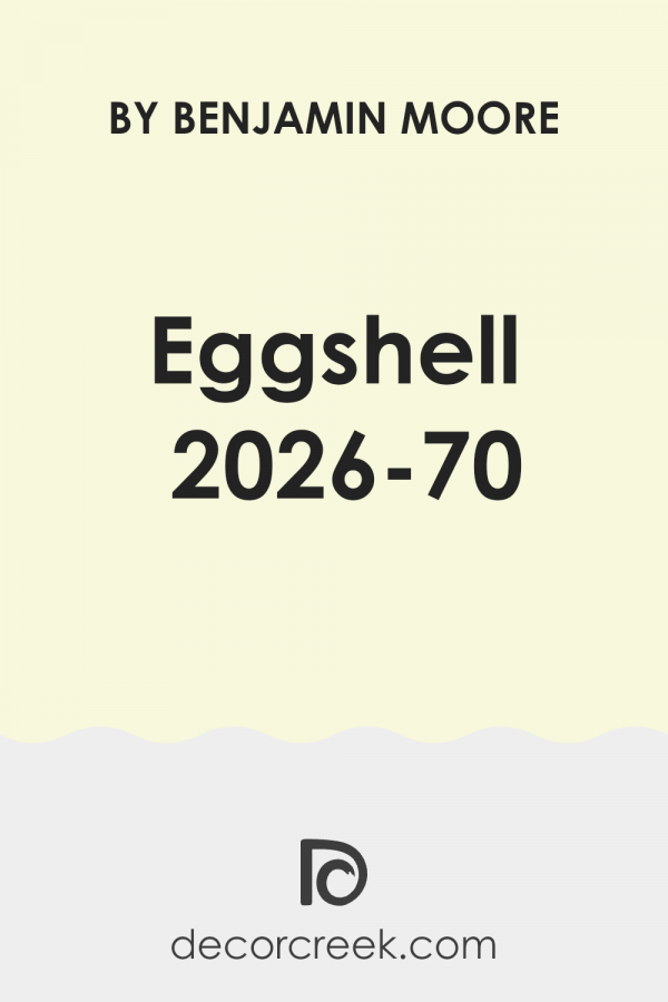 Eggshell 2026-70 Paint Color by Benjamin Moore - DecorCreek