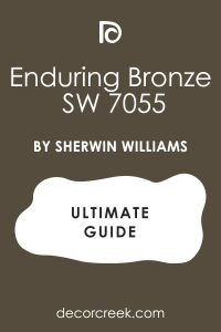Enduring Bronze SW 7055 Paint Color by Sherwin Williams - DecorCreek