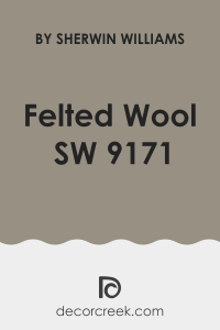 Felted Wool SW 9171 Paint Color by Sherwin Williams - DecorCreek