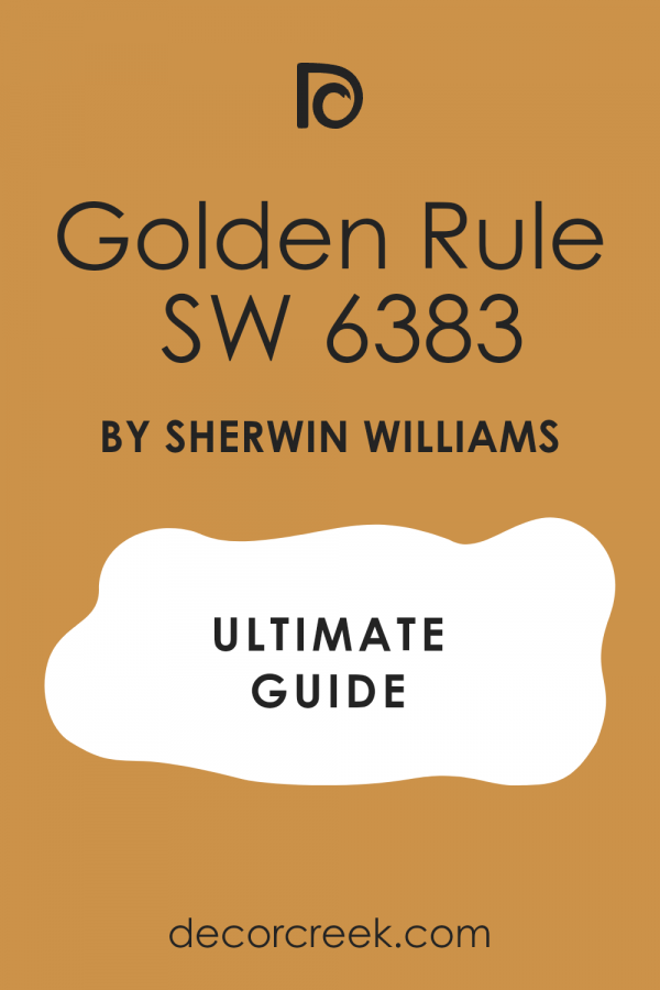 Golden Rule SW 6383 Paint Color by Sherwin Williams - DecorCreek