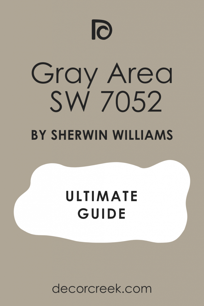 Gray Area SW 7052 Paint Color by Sherwin Williams - DecorCreek