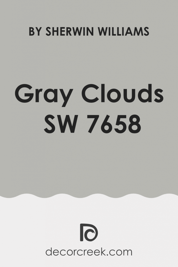 Gray Clouds SW 7658 Paint Color by Sherwin Williams - DecorCreek