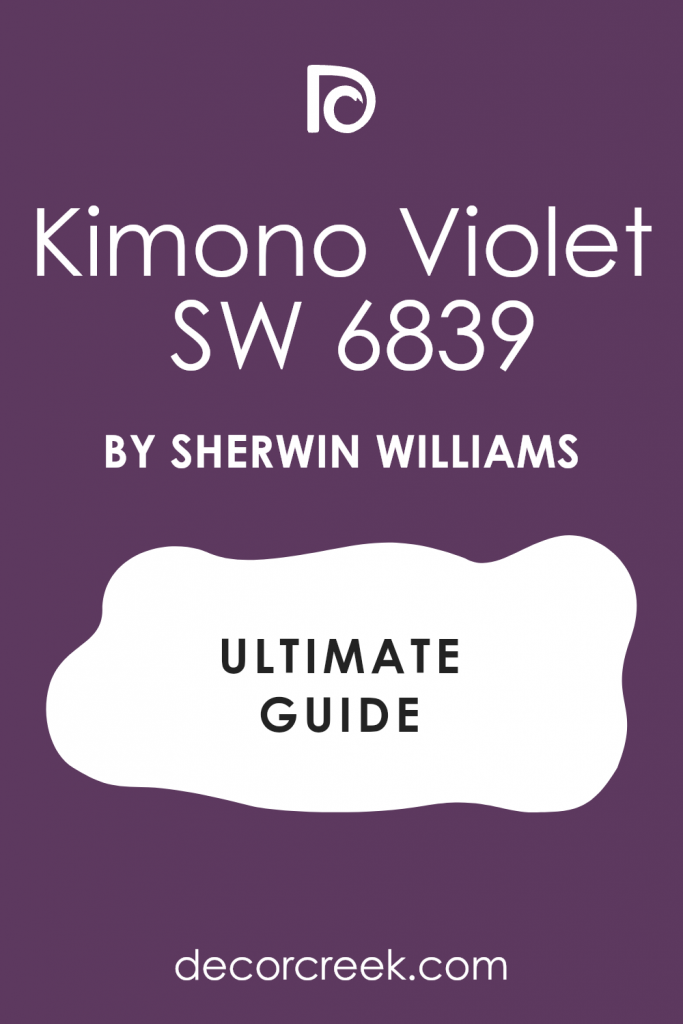 Kimono Violet SW 6839 Paint Color by Sherwin Williams - DecorCreek