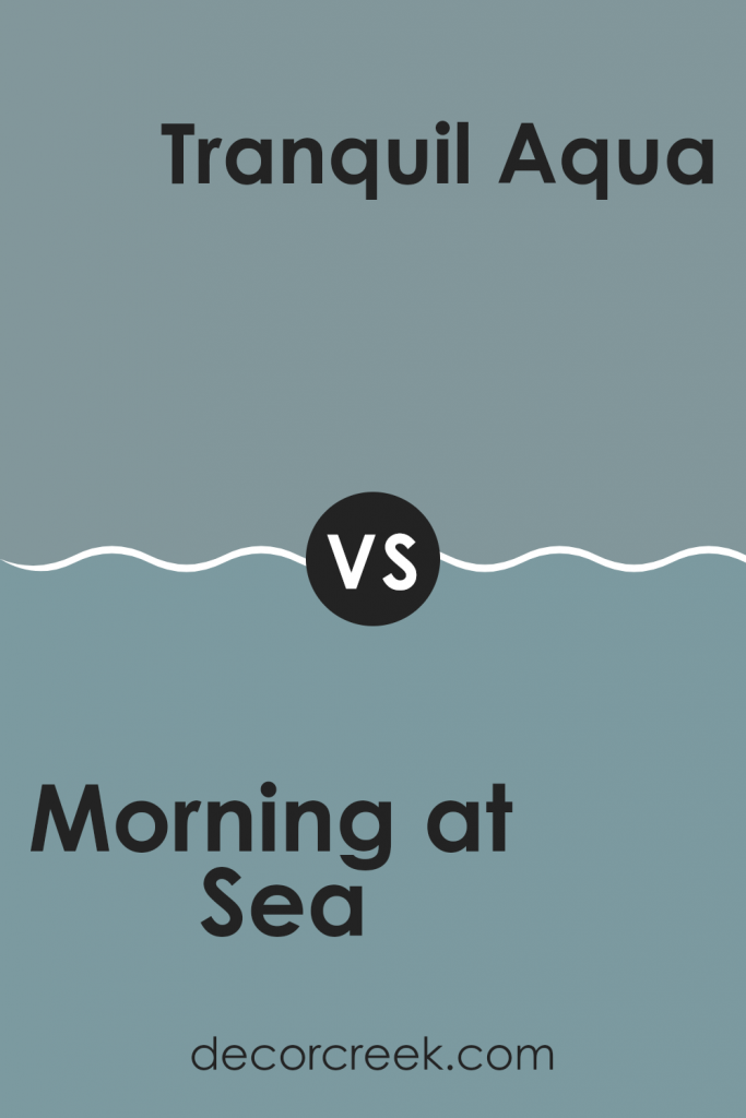 Morning at Sea SW 9634 Paint Color by Sherwin Williams - DecorCreek