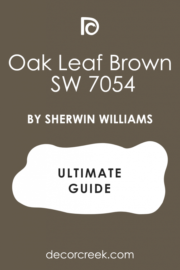 Oak Leaf Brown SW 7054 Paint Color by Sherwin Williams - DecorCreek