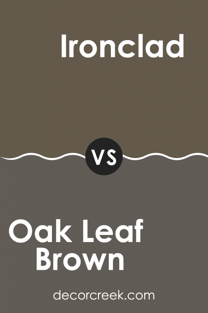 Oak Leaf Brown SW 7054 Paint Color by Sherwin Williams - DecorCreek