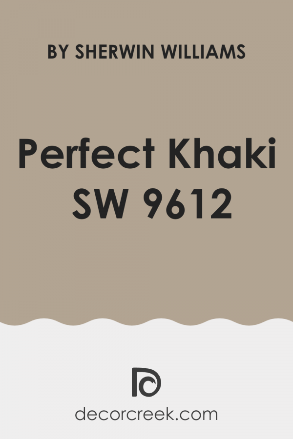 Perfect Khaki SW 9612 Paint Color by Sherwin Williams - DecorCreek