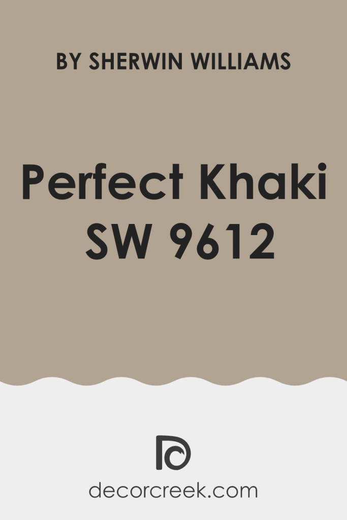 Perfect Khaki SW 9612 Paint Color by Sherwin Williams - DecorCreek