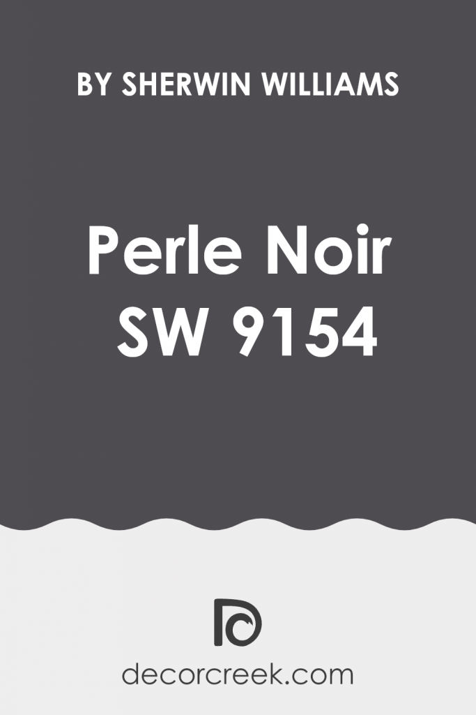 Perle Noir SW 9154 Paint Color by Sherwin Williams - DecorCreek