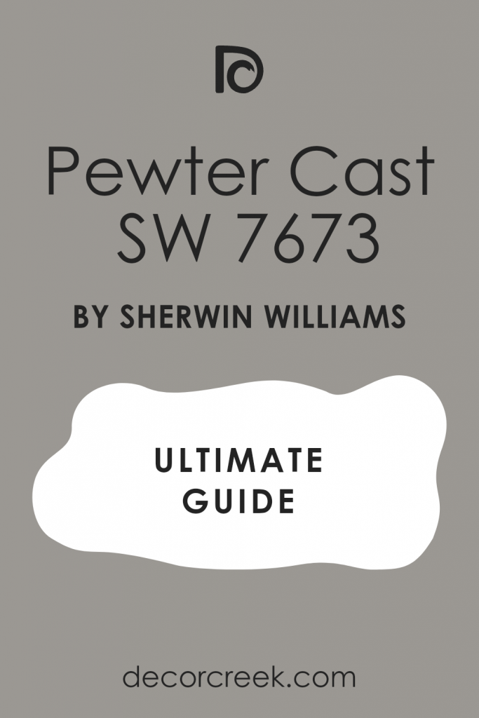 Pewter Cast SW 7673 Paint Color by Sherwin Williams - DecorCreek