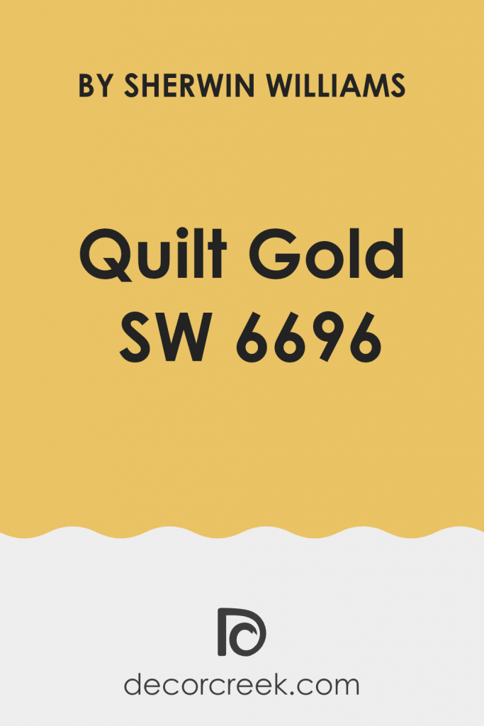 Quilt Gold SW 6696 Paint Color by Sherwin Williams - DecorCreek