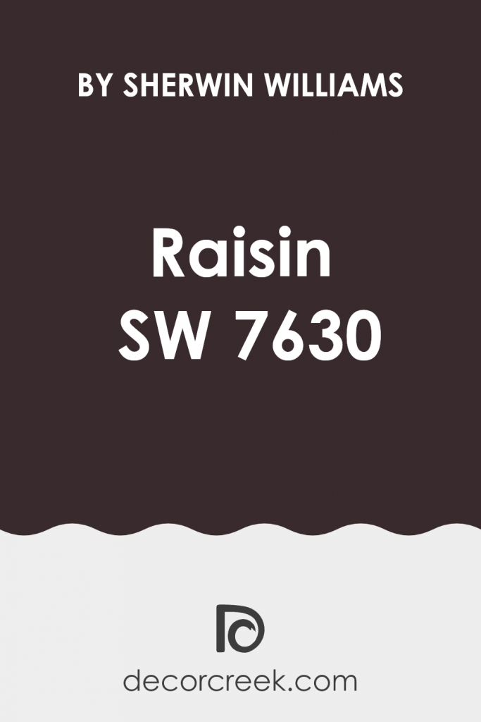 Raisin SW 7630 Paint Color by Sherwin Williams - DecorCreek