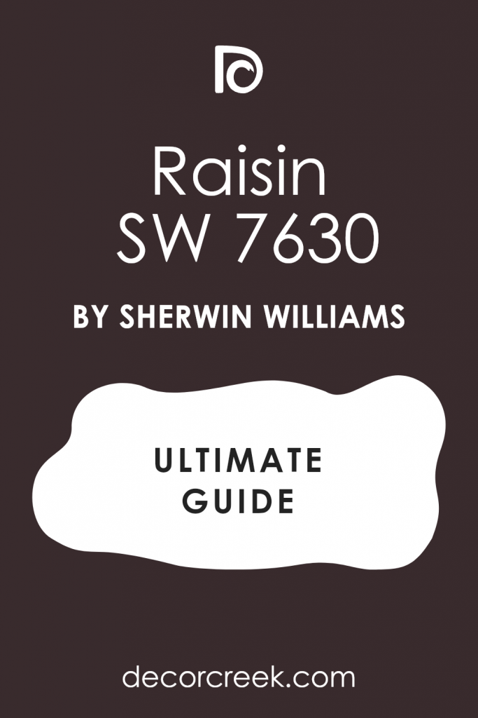 Raisin SW 7630 Paint Color by Sherwin Williams - DecorCreek
