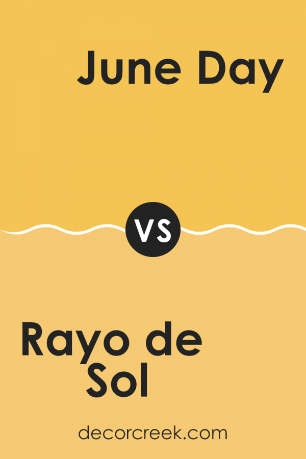 Rayo de Sol SW 9020 Paint Color by Sherwin Williams - DecorCreek