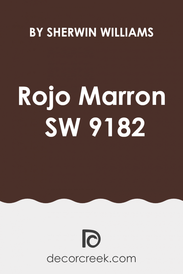 Rojo Marron SW 9182 Paint Color by Sherwin Williams - DecorCreek