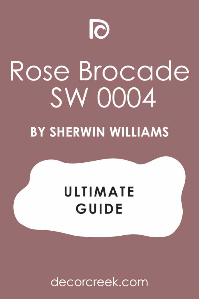 Rose Brocade SW 0004 Paint Color by Sherwin Williams - DecorCreek