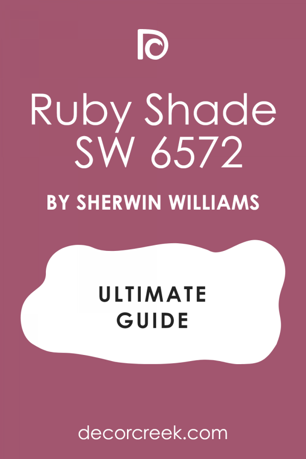 Ruby Shade SW 6572 Paint Color by Sherwin Williams - DecorCreek