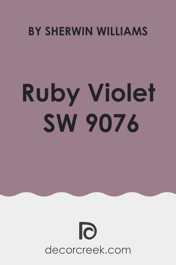 Ruby Violet SW 9076 Paint Color by Sherwin Williams - DecorCreek