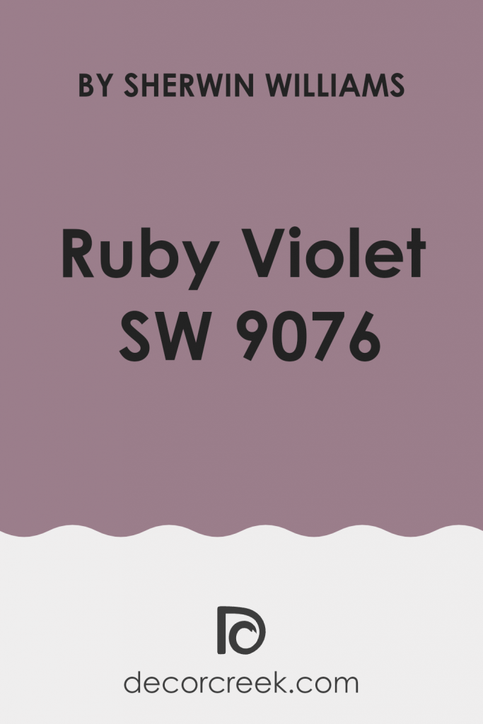 Ruby Violet SW 9076 Paint Color by Sherwin Williams - DecorCreek