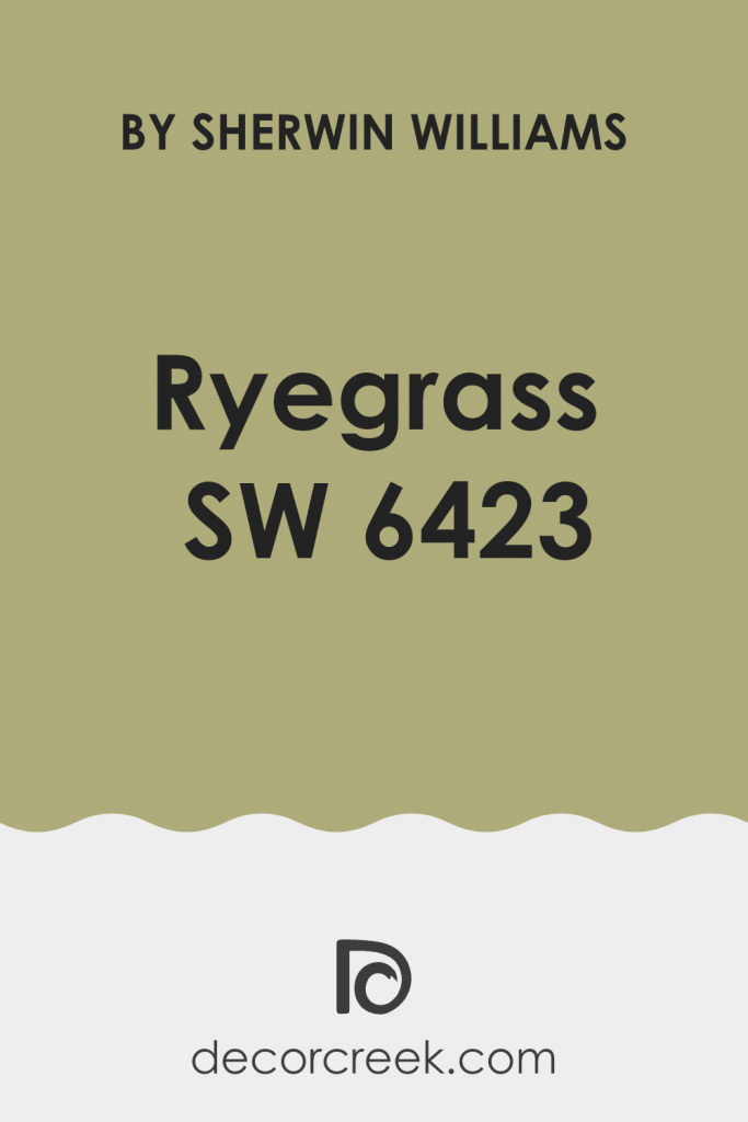 Ryegrass SW 6423 Paint Color by Sherwin Williams - DecorCreek