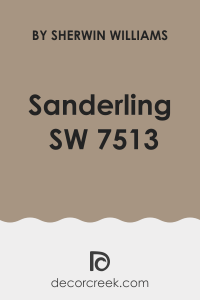 Sanderling SW 7513 Paint Color by Sherwin Williams - DecorCreek