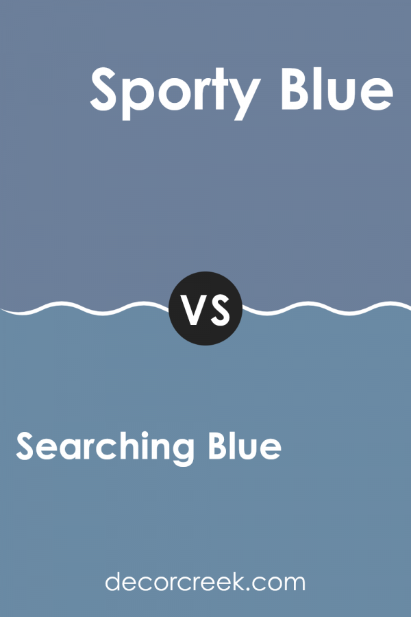 Searching Blue SW 6536 Paint Color by Sherwin Williams - DecorCreek
