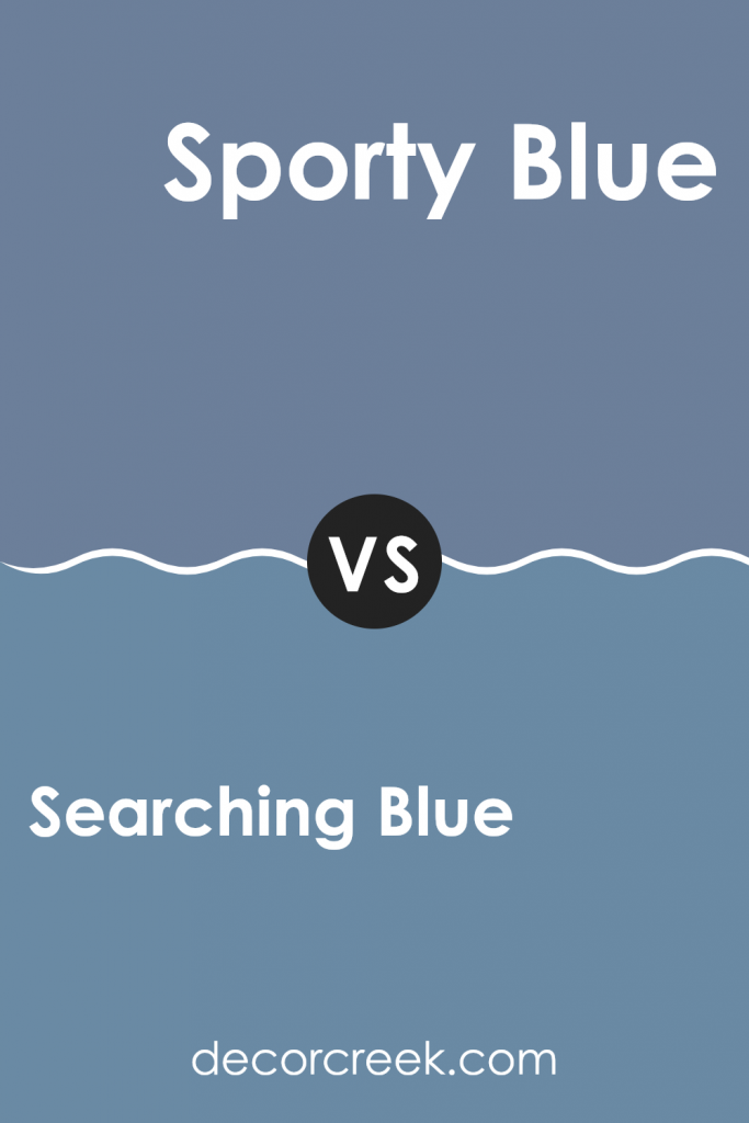 Searching Blue SW 6536 Paint Color by Sherwin Williams - DecorCreek