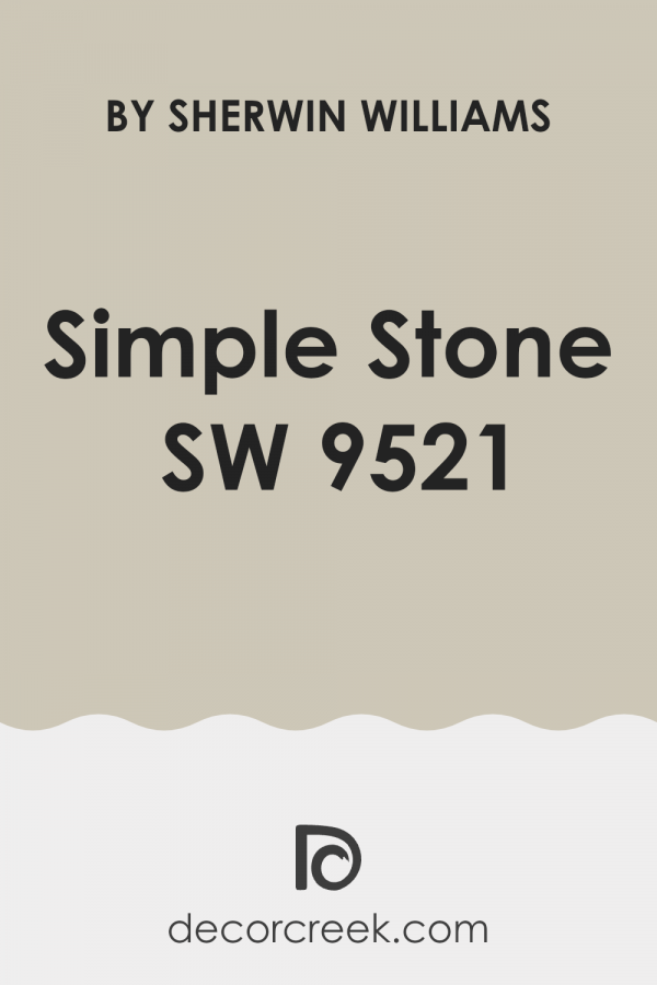 Simple Stone SW 9521 Paint Color by Sherwin Williams - DecorCreek
