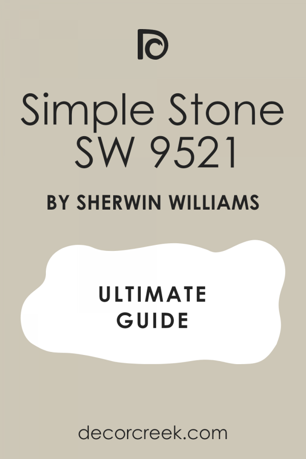 Simple Stone SW 9521 Paint Color by Sherwin Williams - DecorCreek