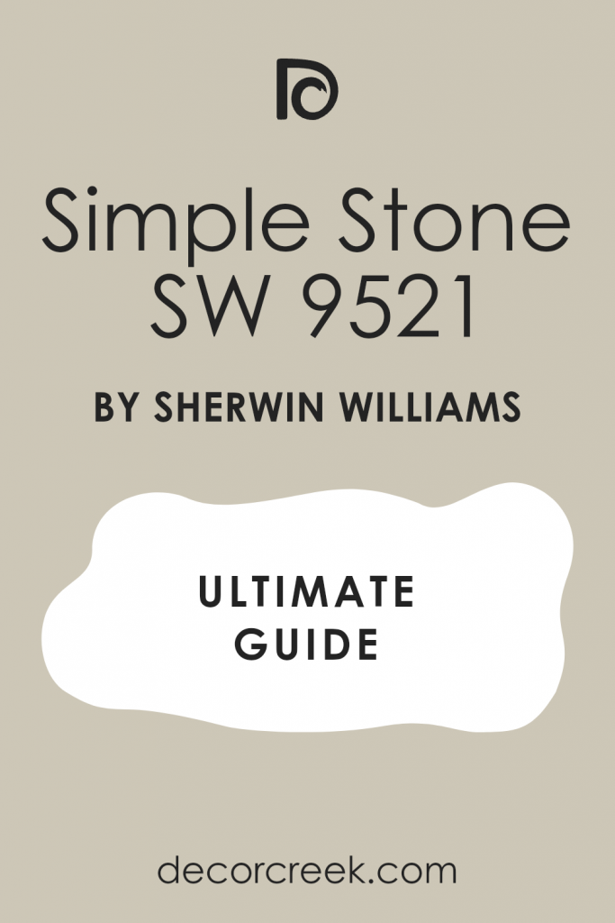 Simple Stone SW 9521 Paint Color by Sherwin Williams - DecorCreek